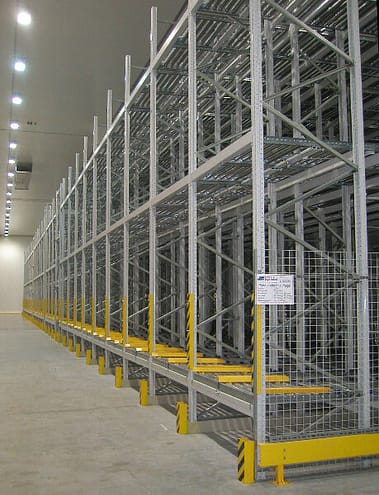 Gravity Fed Pallet Racking – G-Mack Ireland